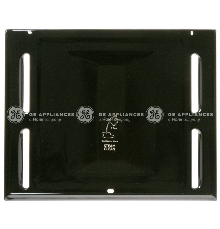 WB35X37975 GE Range Bottom And Deflector Assembly